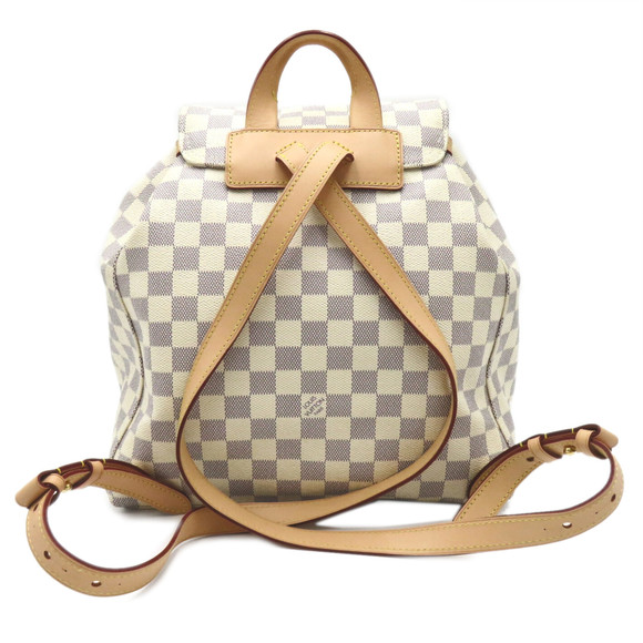 Louis Vuitton | Bags | Louis Vuitton Speron Azur Damier White Rucksack ...
